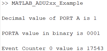 Using MATLAB with the ADU2xx USB Relay I/O Interface Products(Windows)